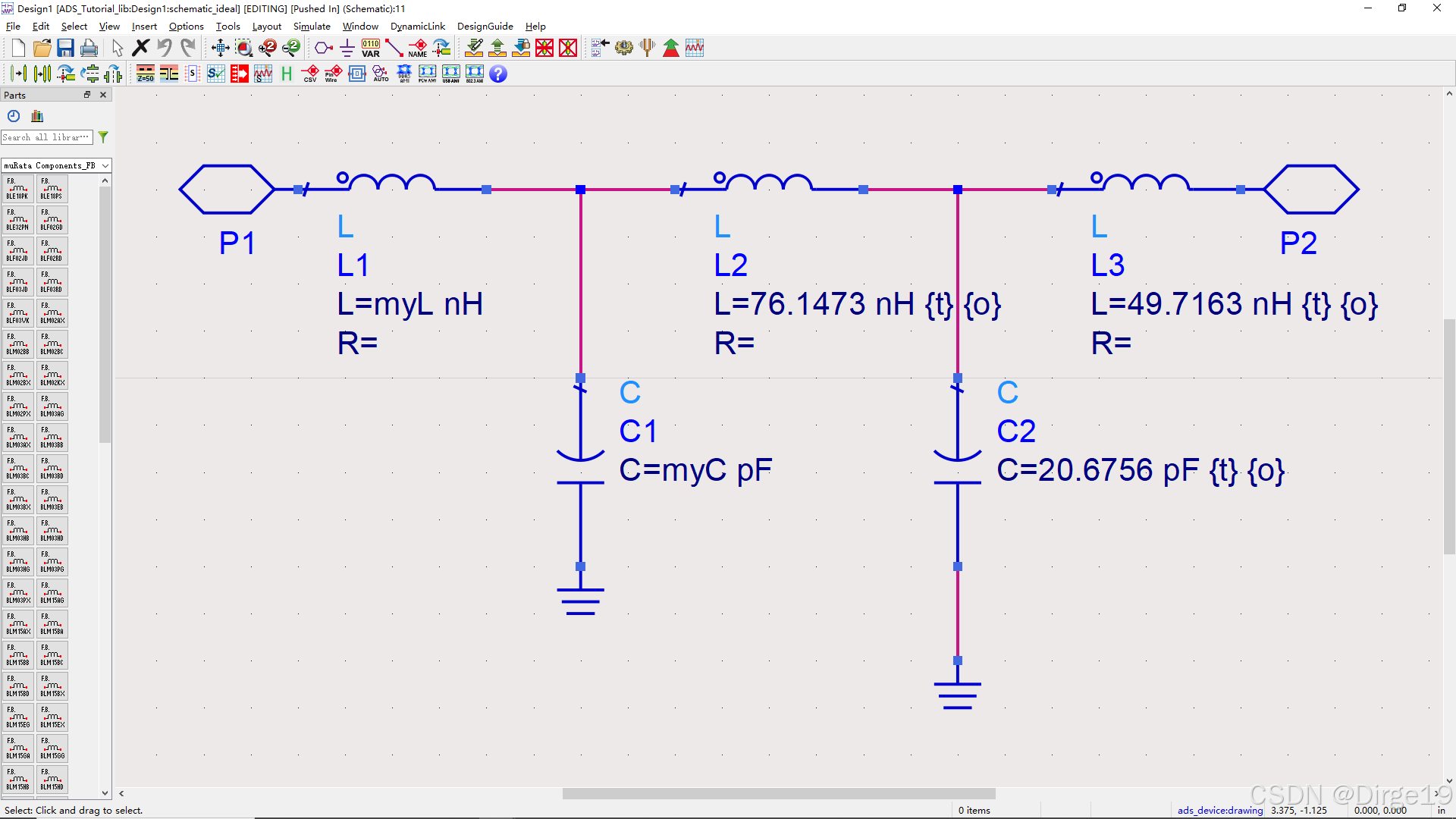 Parametric Sub-Circuits in ADS (20) - The Home of Engineering and Sciences