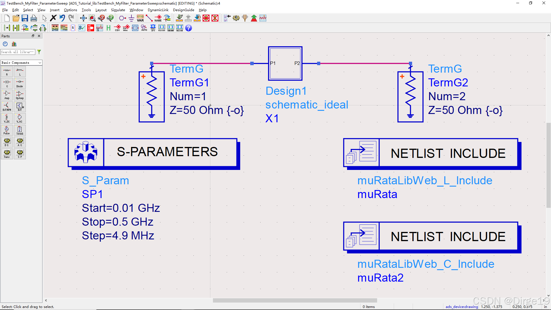 Multi-Dimensional Parameter Sweeps in ADS (14) - The Home of Engineering and Sciences