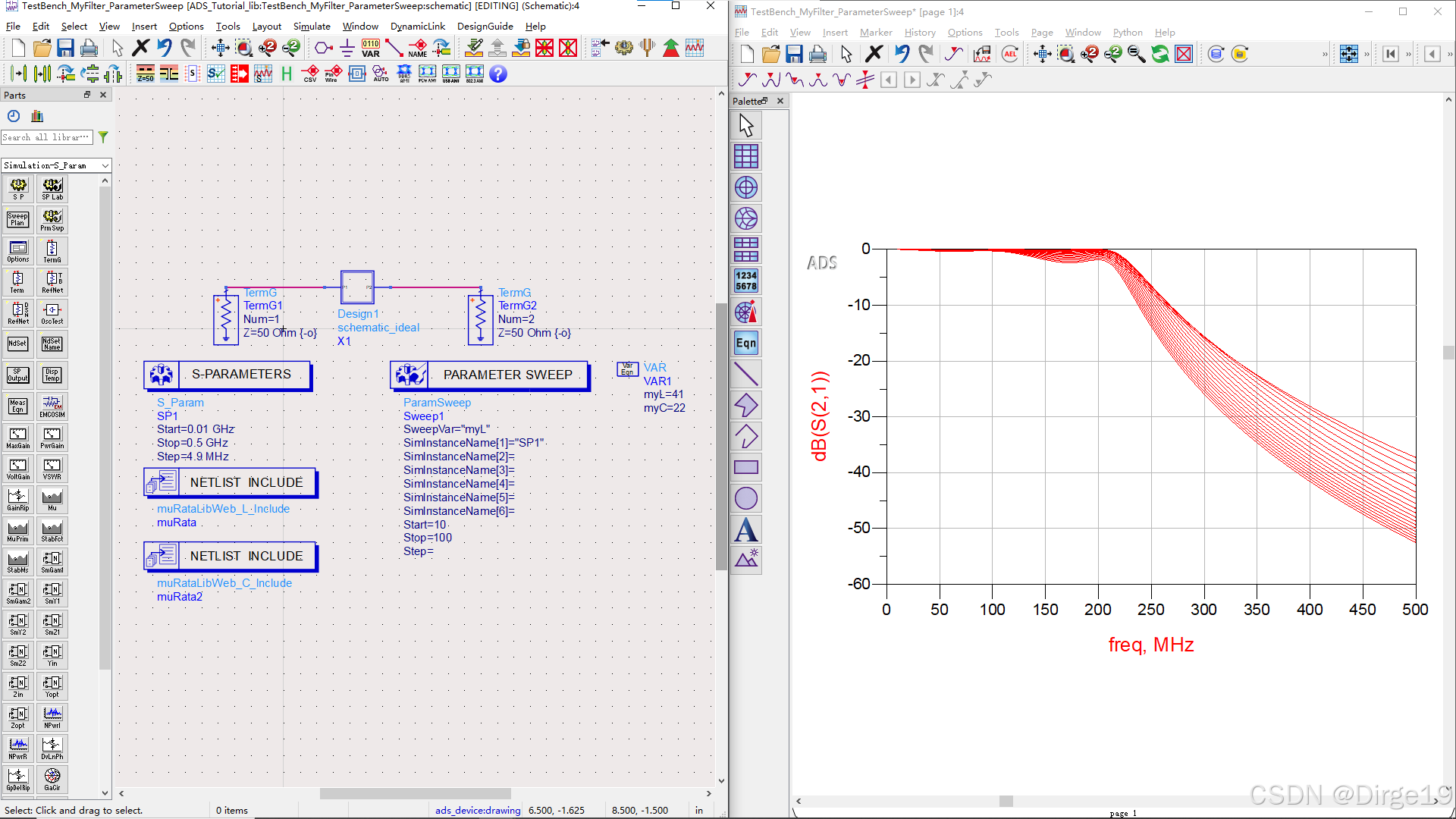 Multi-Dimensional Parameter Sweeps in ADS (14) - The Home of Engineering and Sciences