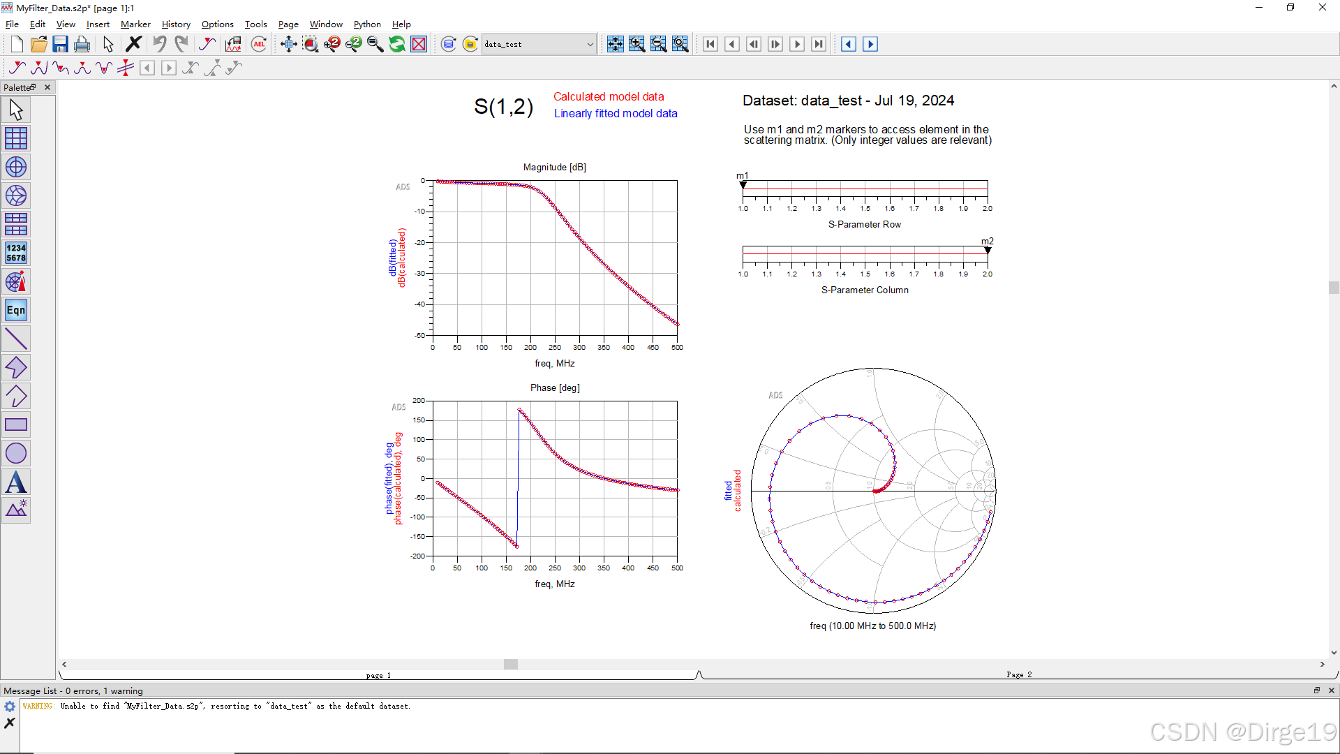 Touchstone / S-Parameter files in ADS (13) - The Home of Engineering and Sciences