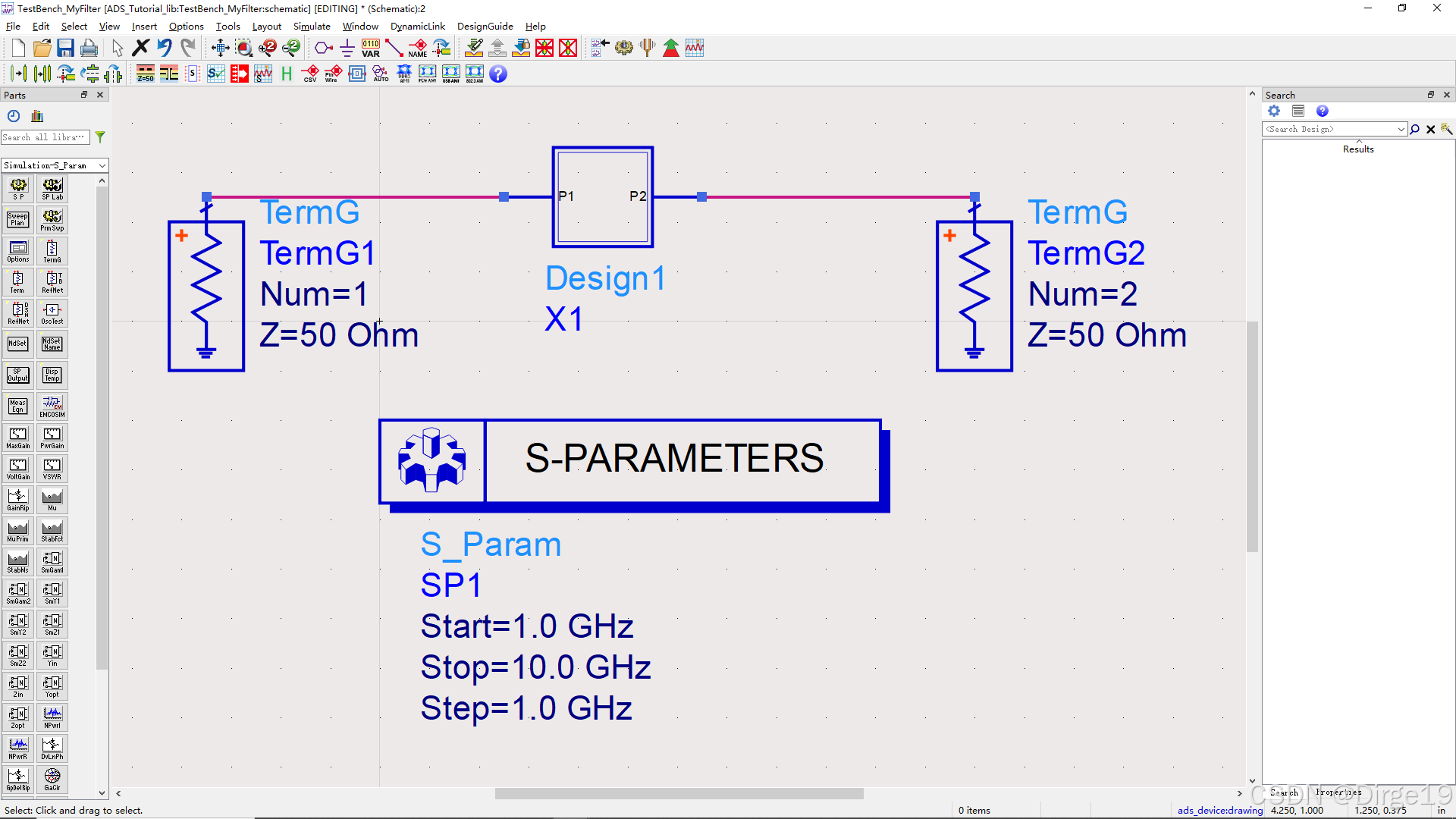 S-Parameter Simulation in ADS (3) - The Home of Engineering and Sciences
